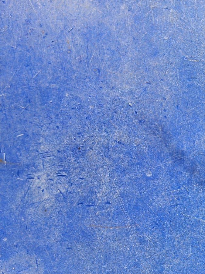 The Old Blue Plastic Surface, the Blue with Rough and Scratched Texture ...