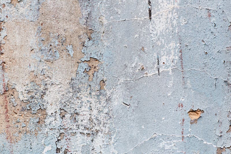 Old Blue Ragged Wall. Background Stock Image - Image of color, damaged ...
