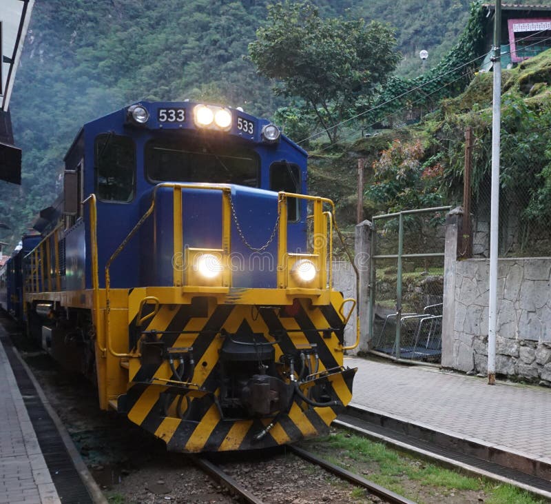 Old Blue Railway Train Subway Stock Image - Image of ella, chile: 169710803