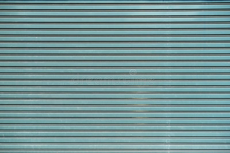 Old Blue Shutter Metal Door Background with Text Space Stock Photo ...