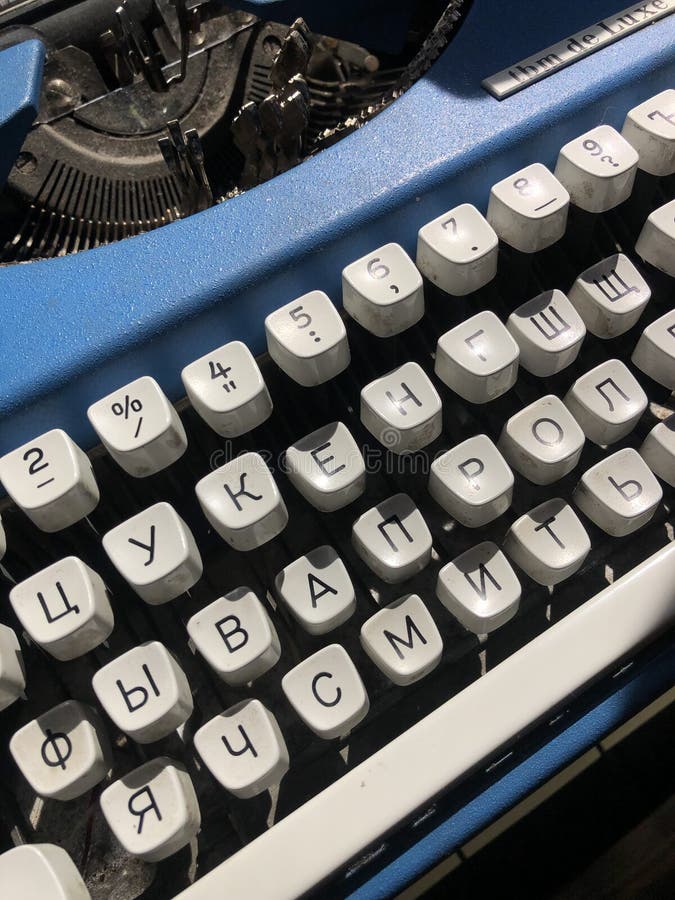 Blue faq typewriter keys stock photo. Image of industry - 5600618