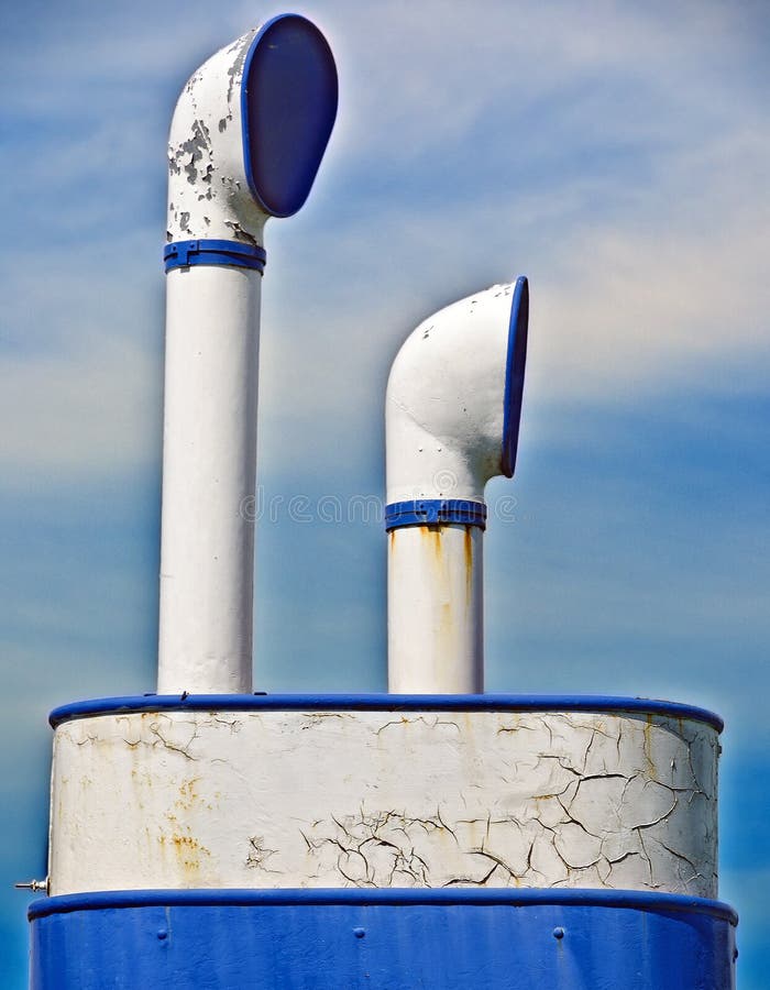 Ship Funnel (Calmac Ferry) stock image. Image of hebridean - 8593799