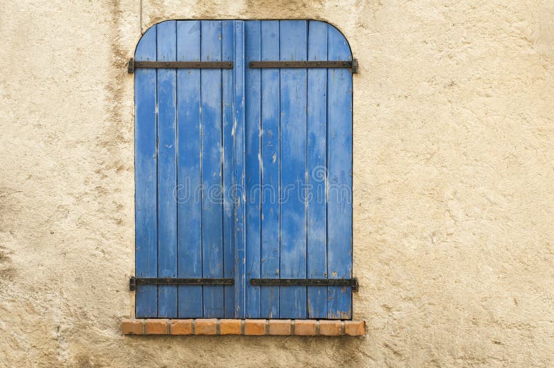 Old blue window stock image. Image of europe, front, detail - 27412167