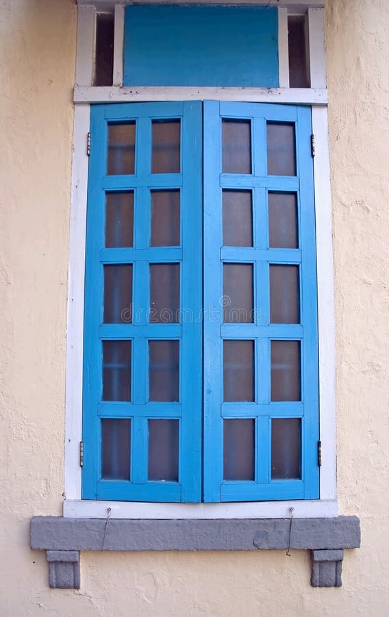 Old Blue Window Picture. Image: 4644193