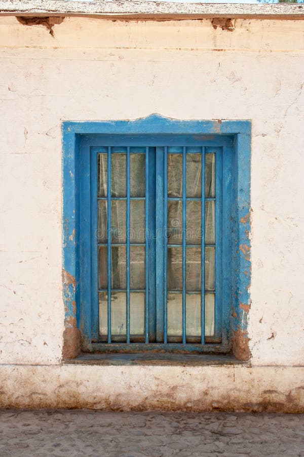 Old blue window stock photo. Image of apartment, broken - 78509702