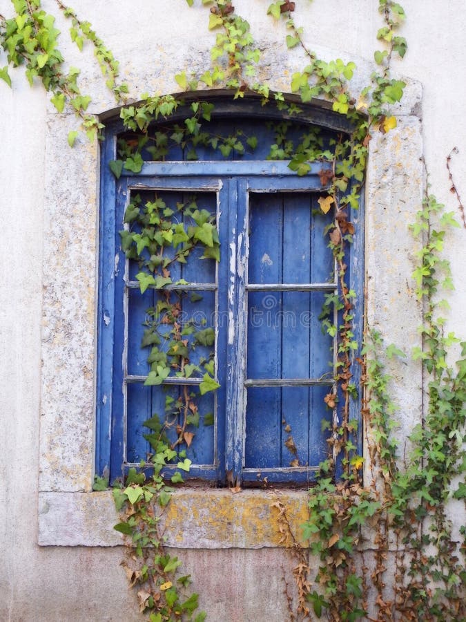Old blue window stock image. Image of design, white, traditional - 89202841