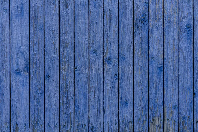 Old Boards Painted with Blue Paint Stock Image - Image of dried, grain ...