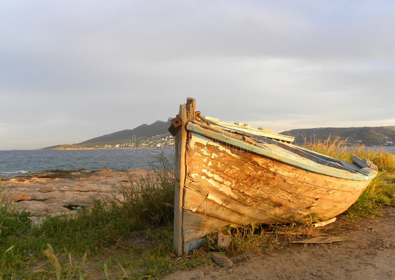 Old boat stock image. Image of nautical, background, climate - 15067355