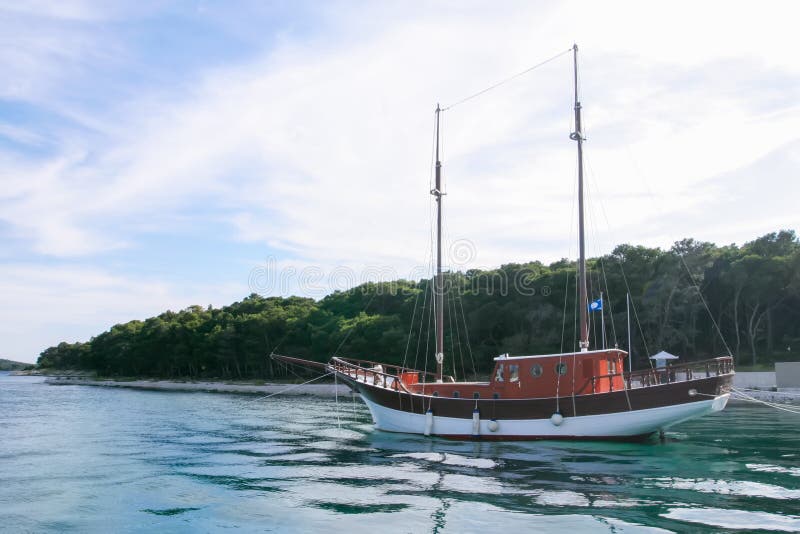 Old boat stock image. Image of blue, dark, lake, aged - 26155301