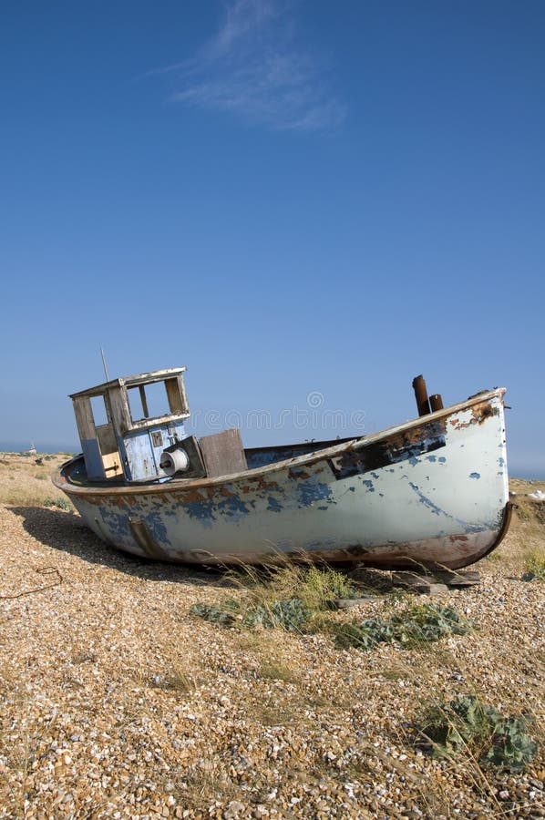 Old boat stock image. Image of pebble, nautical, fishing - 7104969