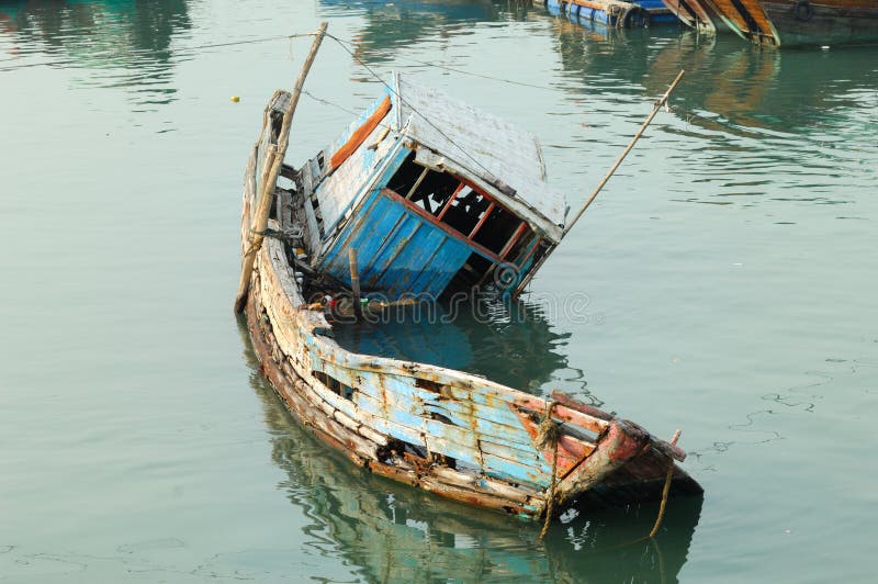 Old fishing boats stock image. Image of decrepit, scotland - 8687853