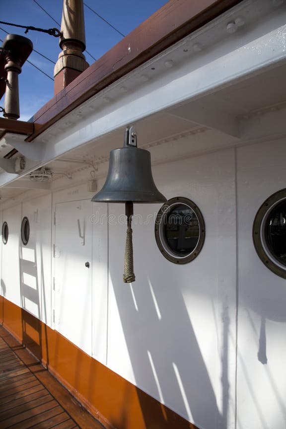 Old boat bell stock image. Image of bell, cruise, sailboat - 20507163