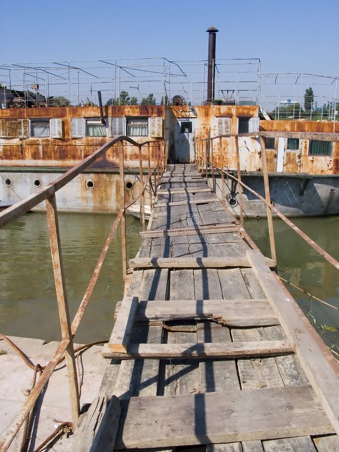 Old boat bridge. stock image. Image of marine, cruiser - 1216213