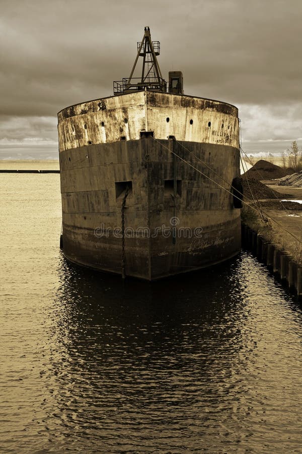 Old boat at the dock stock photo. Image of metal, export - 21805246