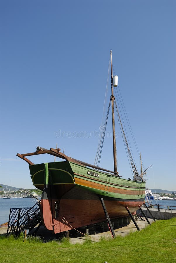 Old boat in dry dock stock photo. Image of pier, dock - 8269680