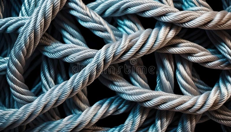 Old Boat Rope Artistic Abstract Illustration Backdrop, AI Generated ...