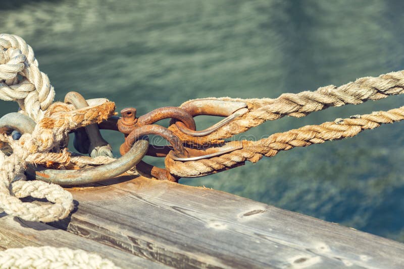 Red Boat Rope stock photo. Image of recreation, spiral - 9740344