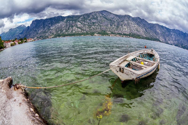 Old boat in the sea stock photo. Image of atmosphere - 26244050