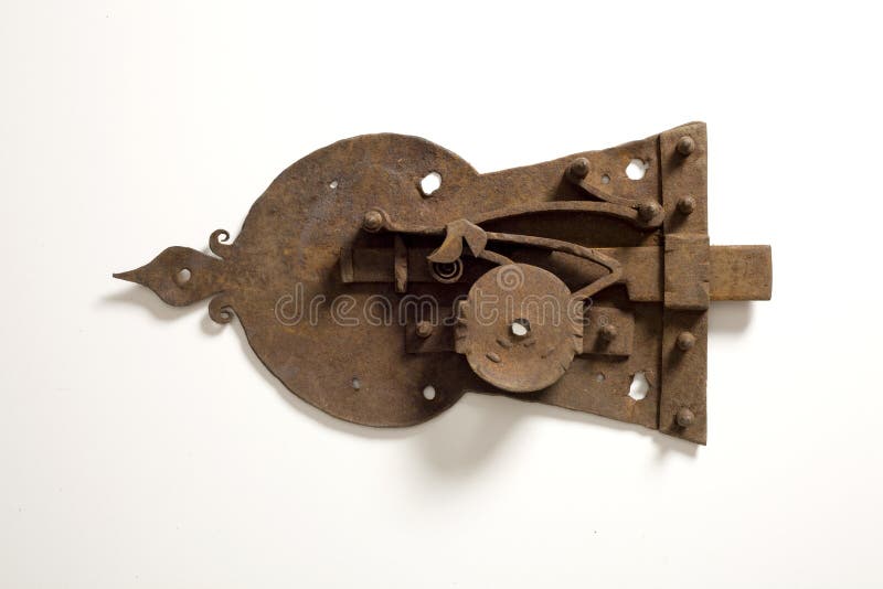 Old bolt lock stock photo. Image of property, story - 135097326