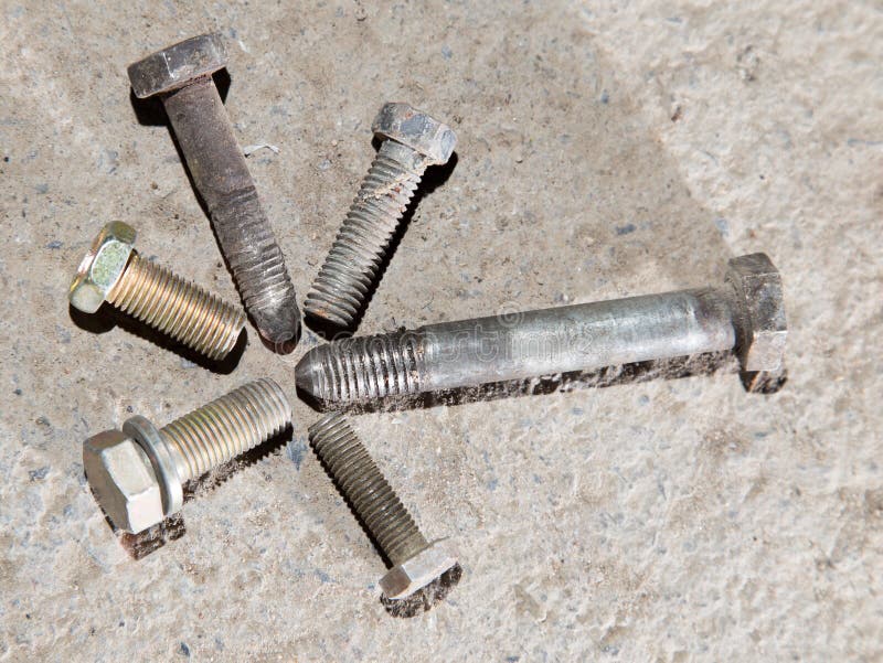 Old bolts stock image. Image of bolt, junk, industry - 107316505