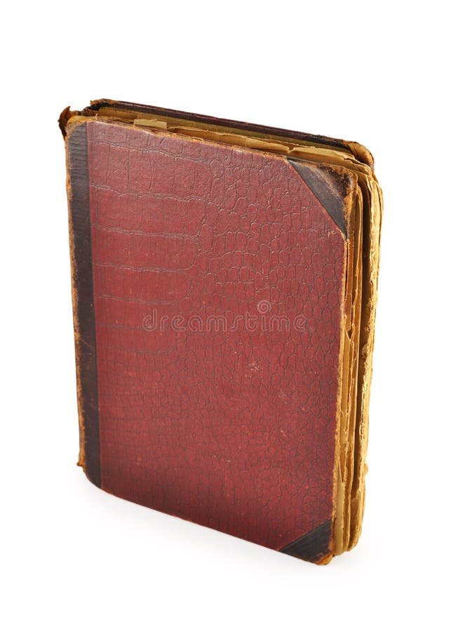 The Ancient Book in Leather Cover Stock Image - Image of black ...