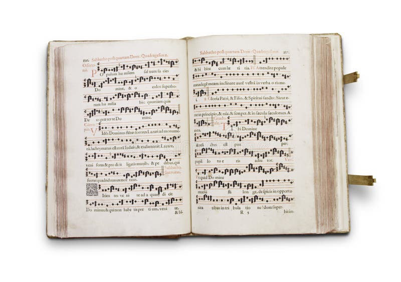 Handwritten Music Book Isolated Stock Image - Image of grunge ...