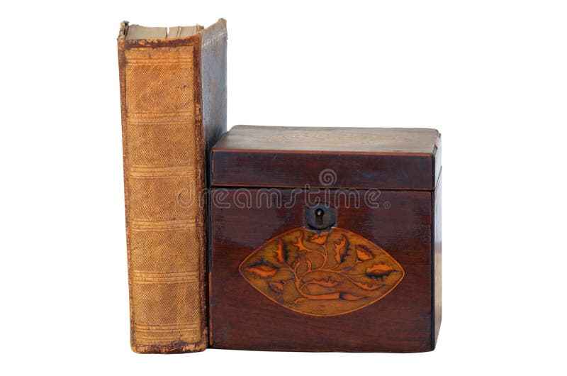 Old book and box stock image. Image of marquetry, secret - 26509197