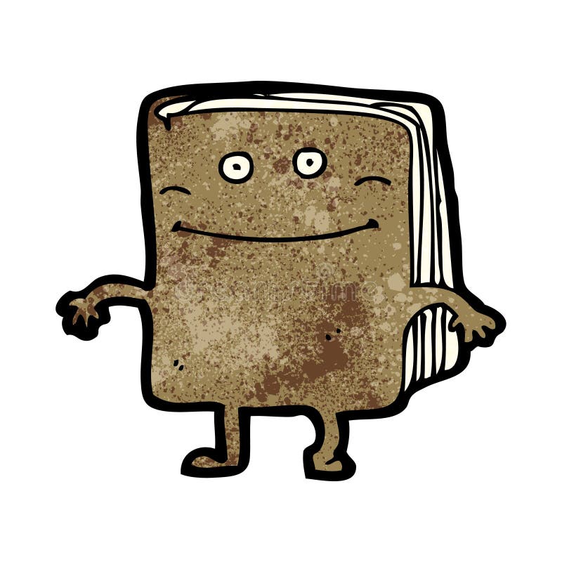 Old book cartoon character stock vector. Illustration of cute - 38087793