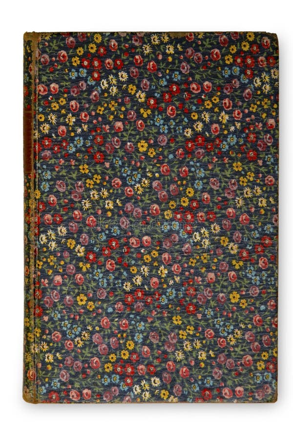 Old Paper Book Cover Isolated on White Stock Photo - Image of card ...