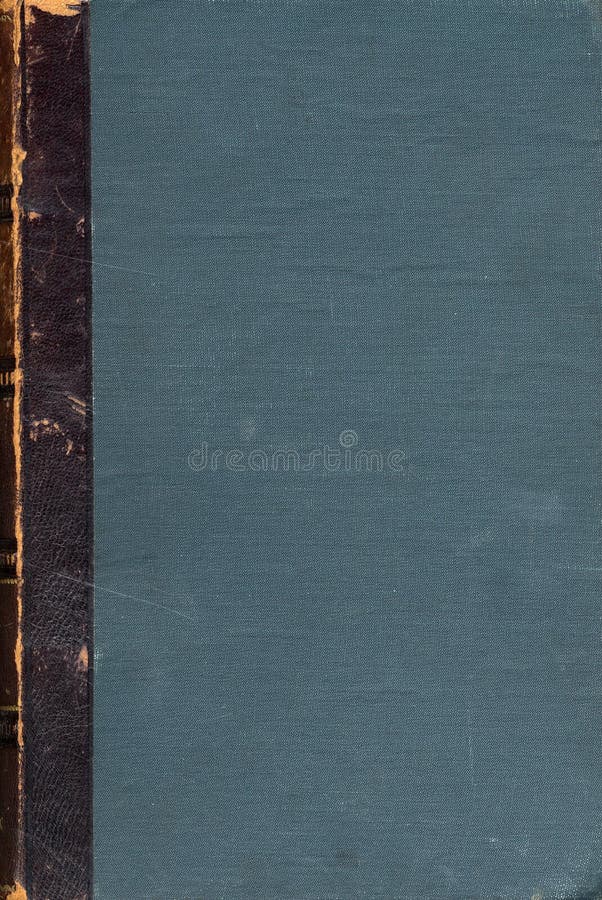 Old Book Cover. Rough Canvas Surface Stock Photo - Image of aged ...