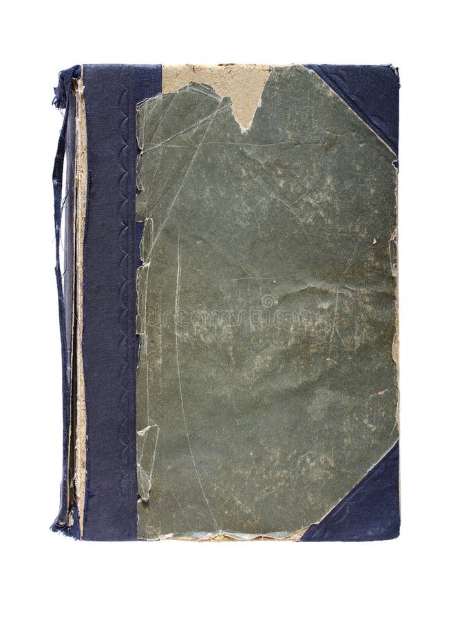 Old Book with Frayed Cloth Hardcover Stock Image - Image of isolated ...