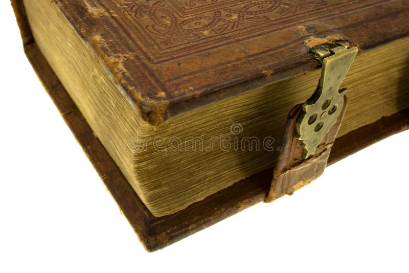 Old book with lock stock photo. Image of hardcover, hymn - 13055372