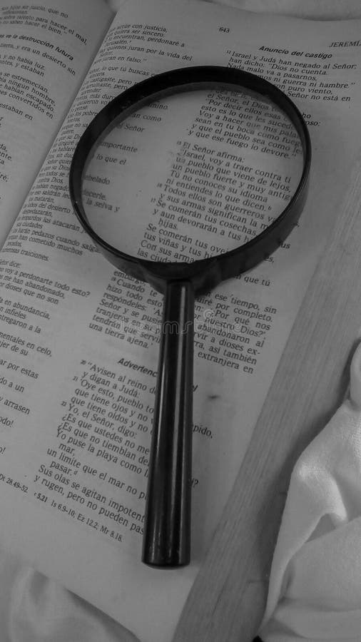 Lens on book stock photo. Image of document, look, increase - 21043272