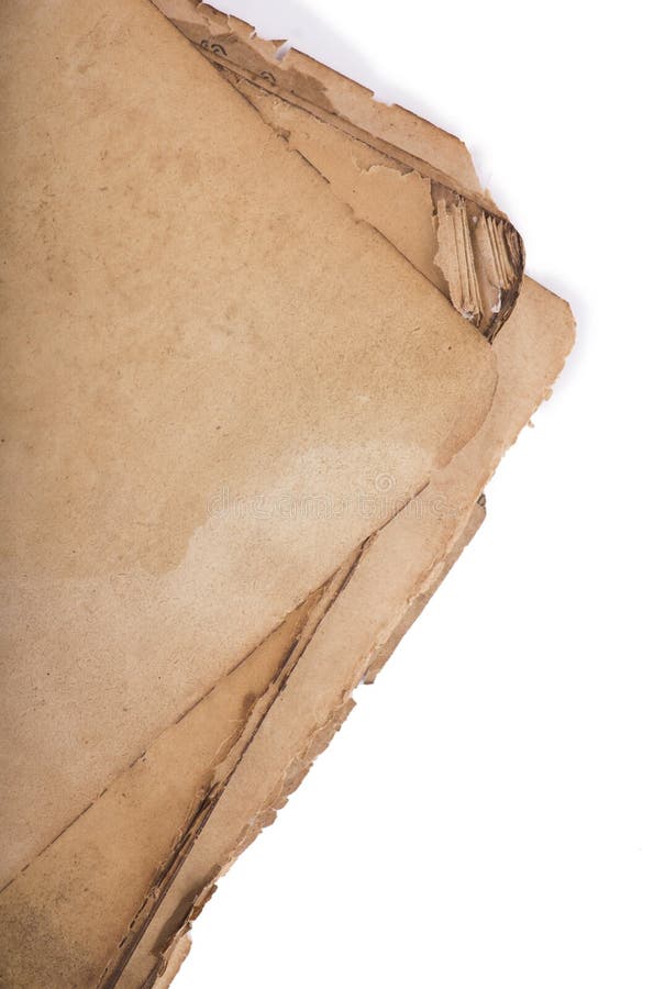 Old Book Pages with Shadow. with Clipping Path Stock Image - Image of ...