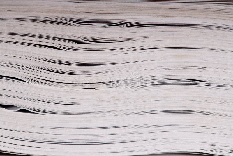 Book Pages Side View