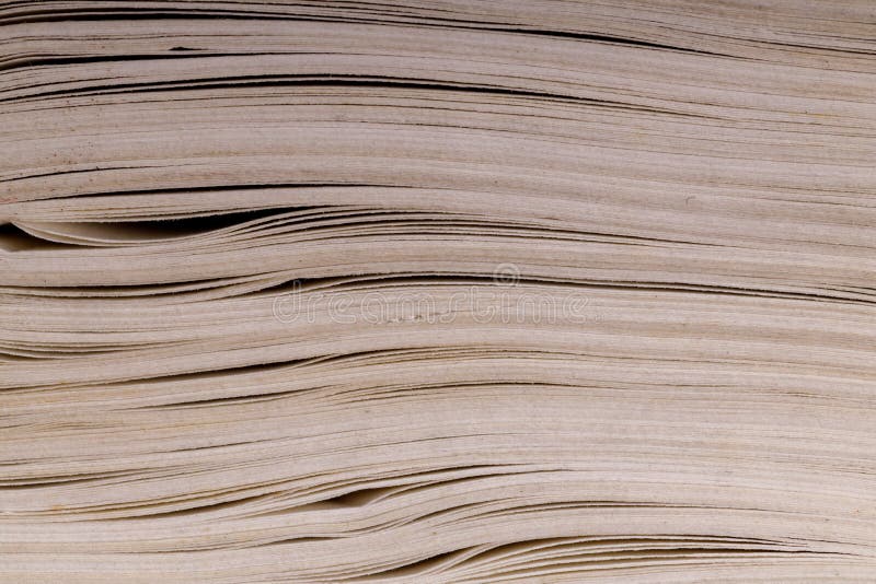 Book Pages Side View