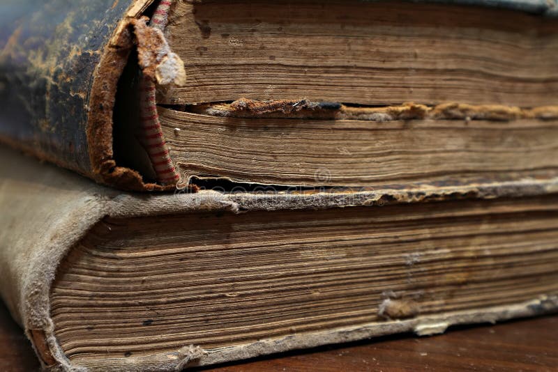 Old Book. Sheets of an Old Book. Macro Stock Image - Image of macro ...