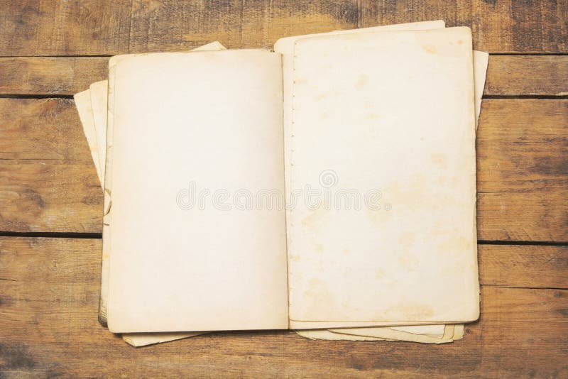 Old Broken Book Texture with Decorative Frame Stock Photo - Image of ...