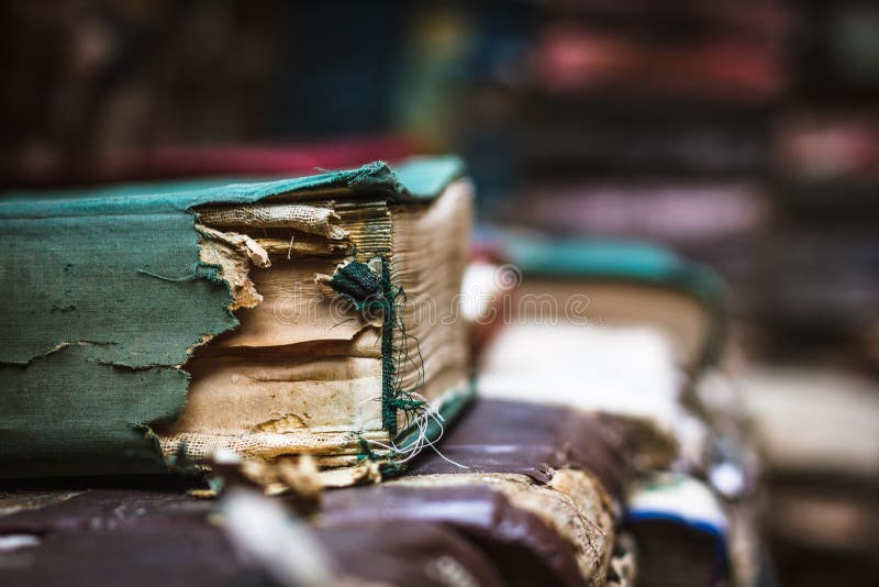 Old Book threadbare stock image. Image of threadbare - 126083481
