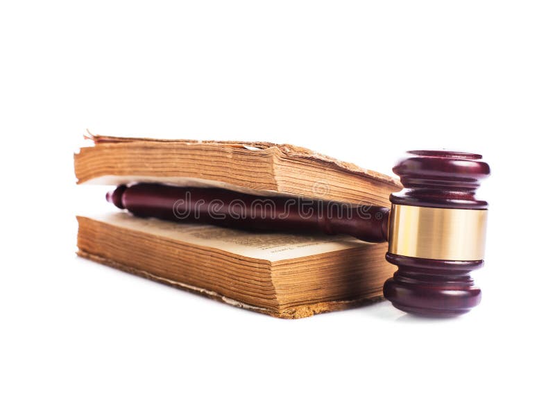 Books of law and gavel stock photo. Image of concept - 27955896