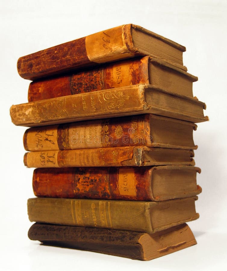 Old books stock image. Image of oldfashioned, vintage, piled - 426557