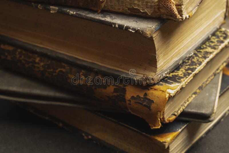 Old Books, Collection of Ancient Stock Image - Image of bookshelf ...