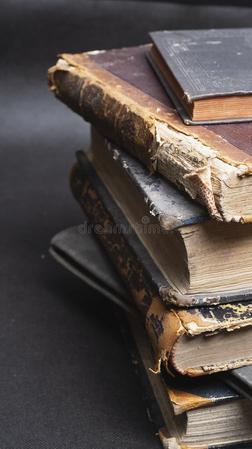 Old Books, Collection of Ancient Stock Image - Image of document ...