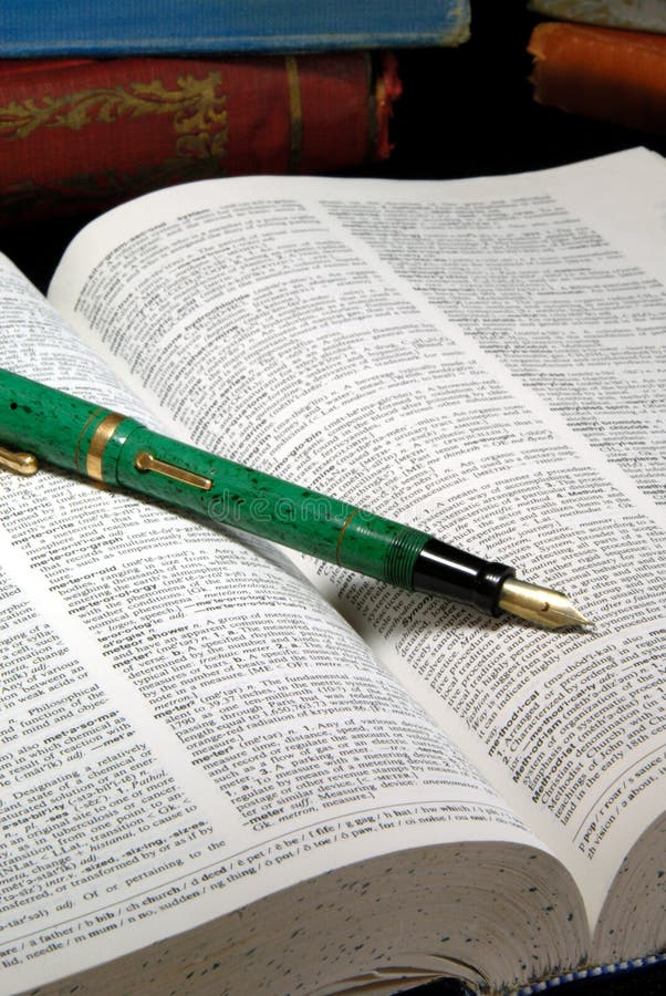 Old Books and Fountain Pen stock photo. Image of literature - 4383718