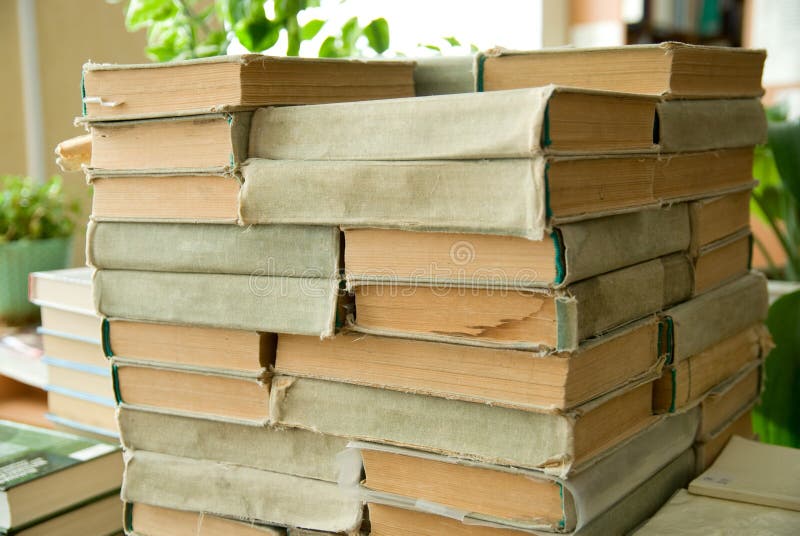 Old Books are Identical To Each Other Ha Stock Photo - Image of dirt ...
