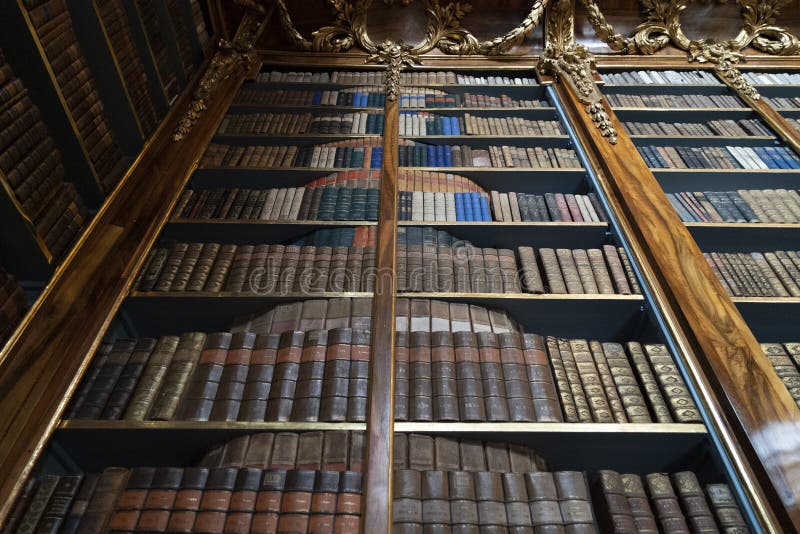 Old books in library editorial image. Image of knowledge - 219956045