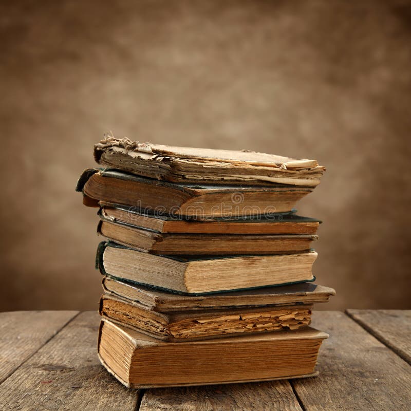 Pile of old books stock photo. Image of obsolete, historical - 814596