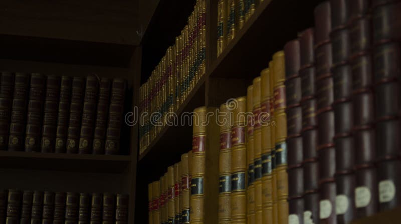 Old Books Row Background. Old Fashioned Books Closeup Stock Image ...