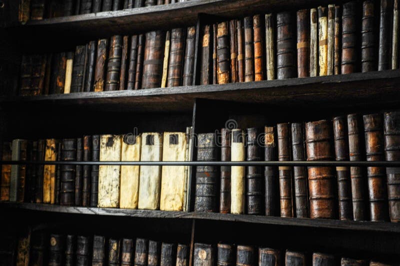 Old books on shelf stock image. Image of vintage, book - 330158355