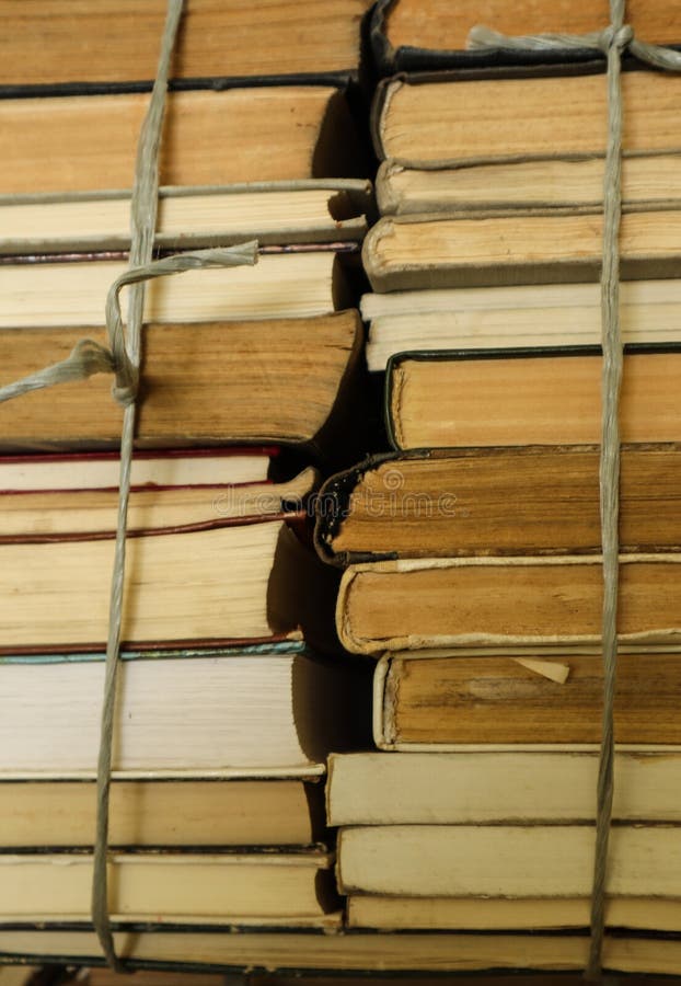 Collecting waste paper stock photo. Image of literature - 183811622